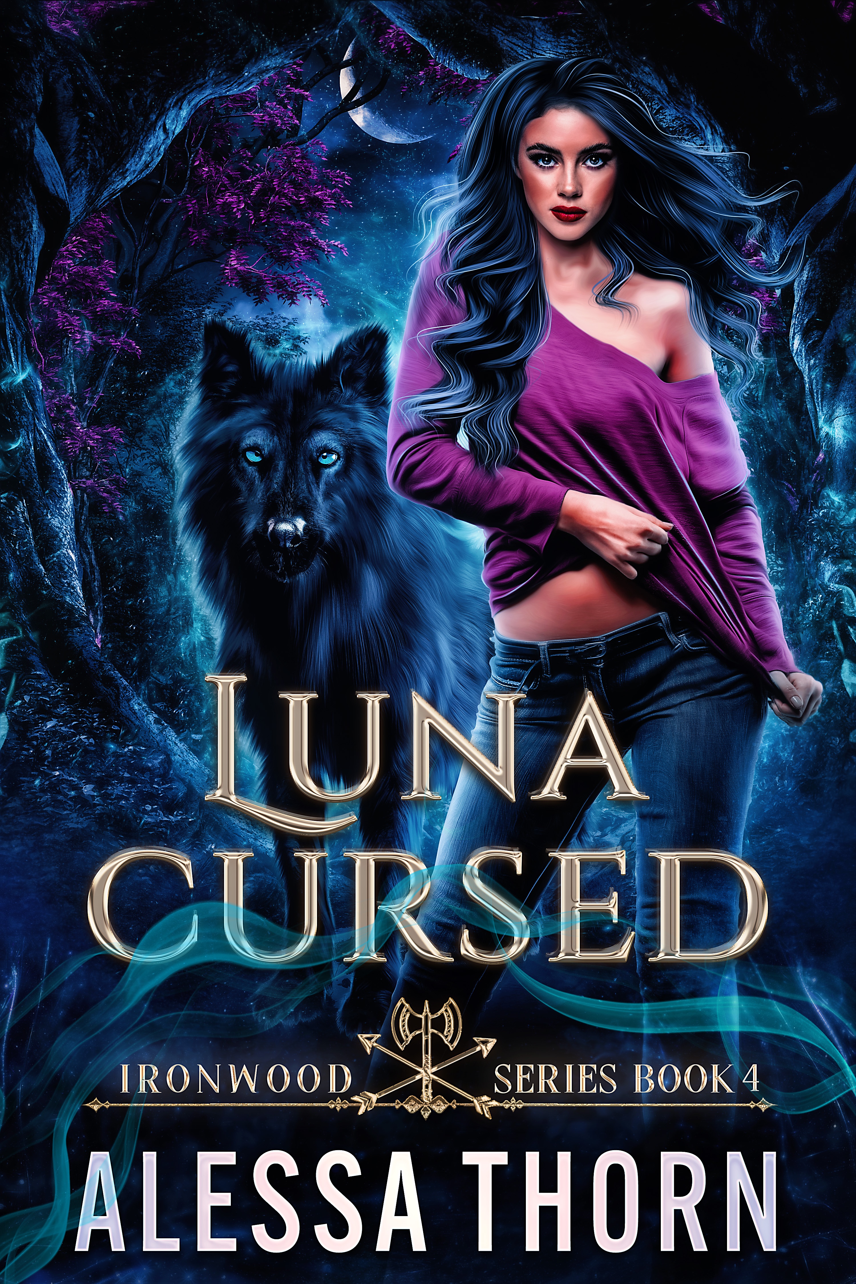 Luna Cursed Blurb and release update